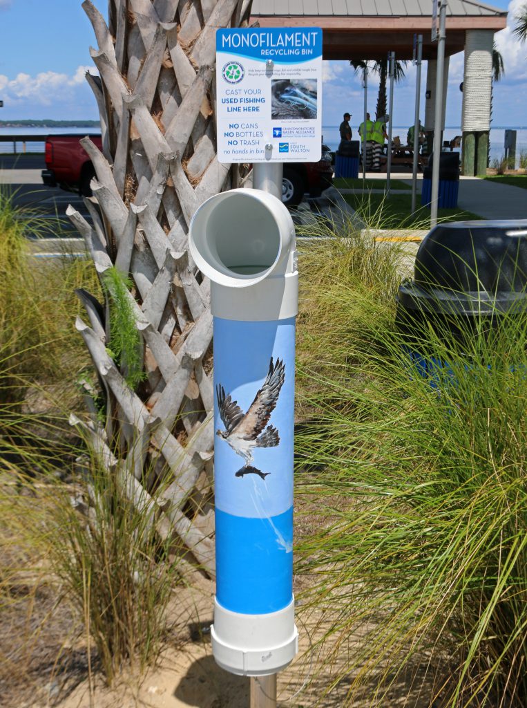 Three New Monofilament Recycling Bins Installed - Choctawhatchee Basin ...